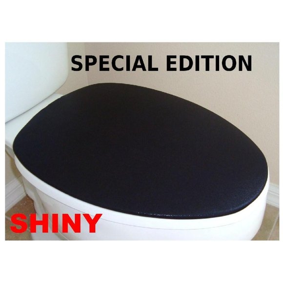 NCC New Concept Cover | Bath | Shiny Fabric Lid Cover Toilet Seat Round ...